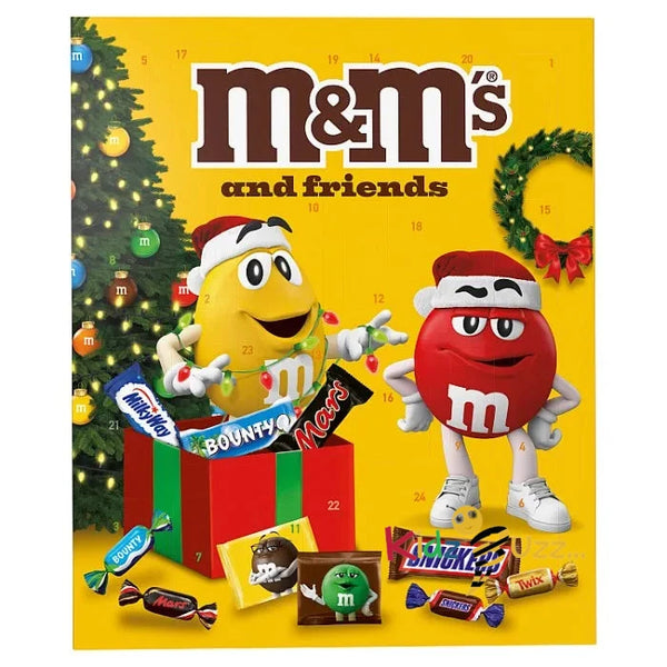 M&M's and Friends Chocolate Advent Calendar, 137g | kidzbuzzz