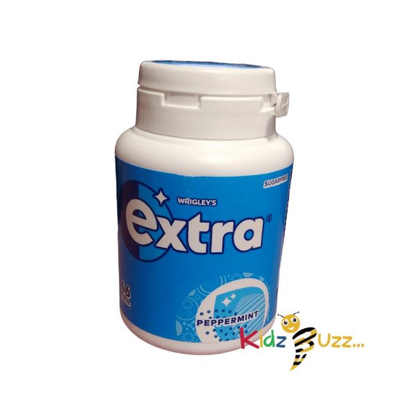 Wrigley's Extra Peppermint Sugar Free Chewing Gum Tub (Pack Of 6 ...