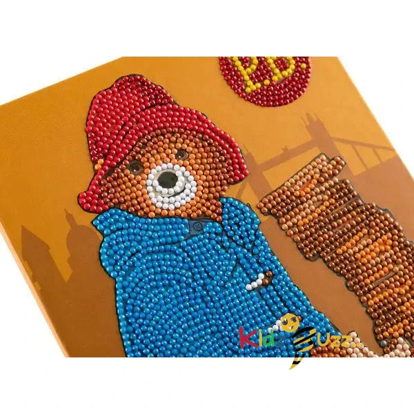 Paddington Bear -Having A Picnic Crystal Art Notebook | kidzbuzzz