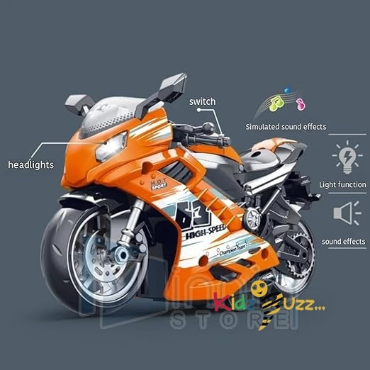 Mini Sports Motorcycle Toy - Pull Back Motorcycle Toys | kidzbuzzz