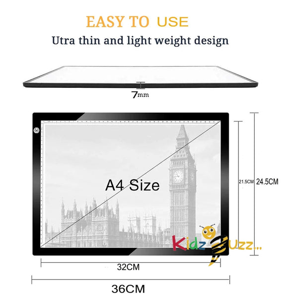 Light Box Drawing A4,Tracing Light Box,LED Copy Board for Artistic ...