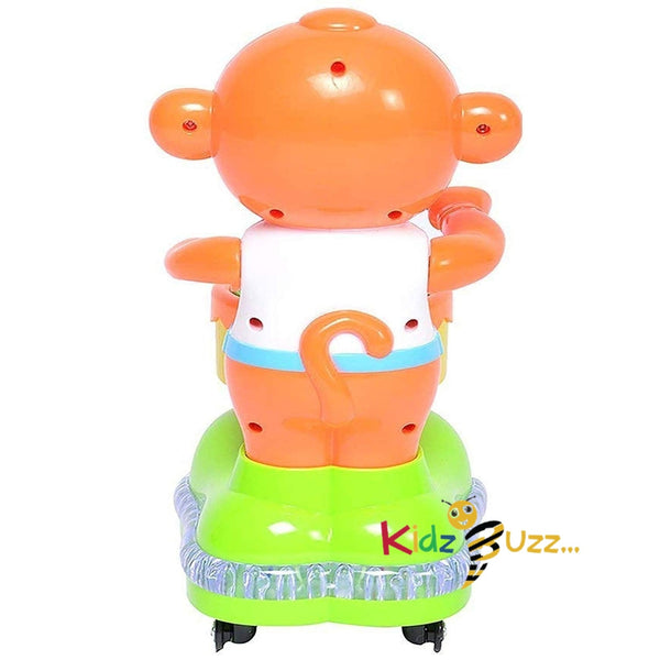 Monkey Drumming Show 4D Dazzling Light | kidzbuzzz