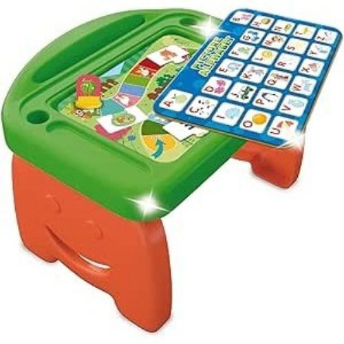 Kids Learning Table For Reading & Writing With 6 Activities Vowel, Game ...