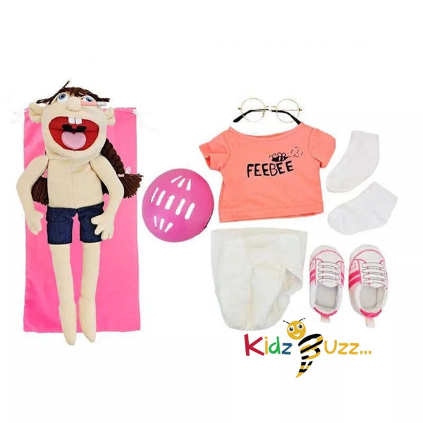 60Cm Jeffy Friend Feebee Girl Hand Puppet Plush Toy | kidzbuzzz