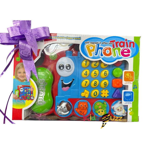 Train Phone With Music and Light Toy for Kids | kidzbuzzz