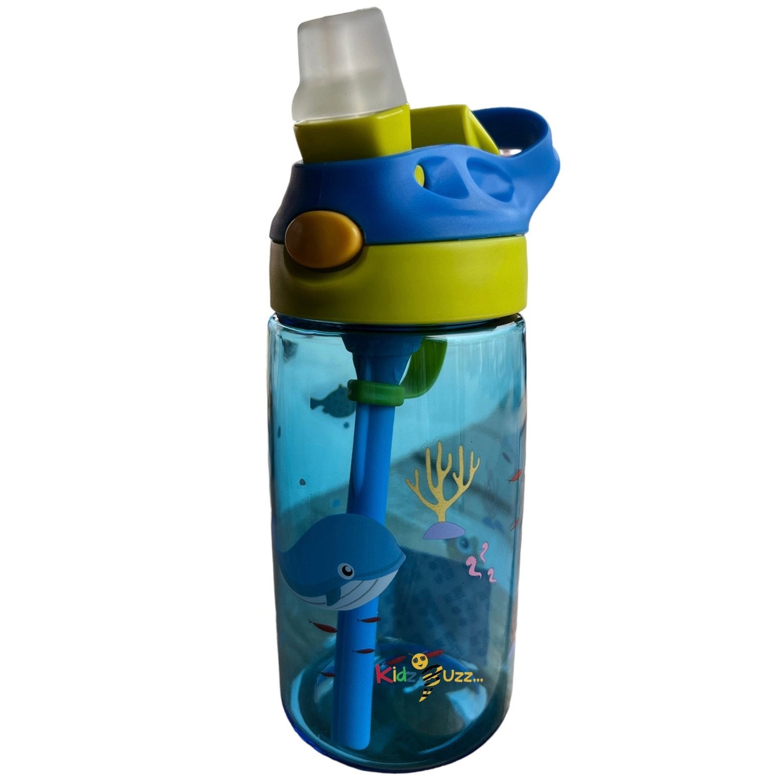 Blue Whale Water Bottle 480ml | kidzbuzzz