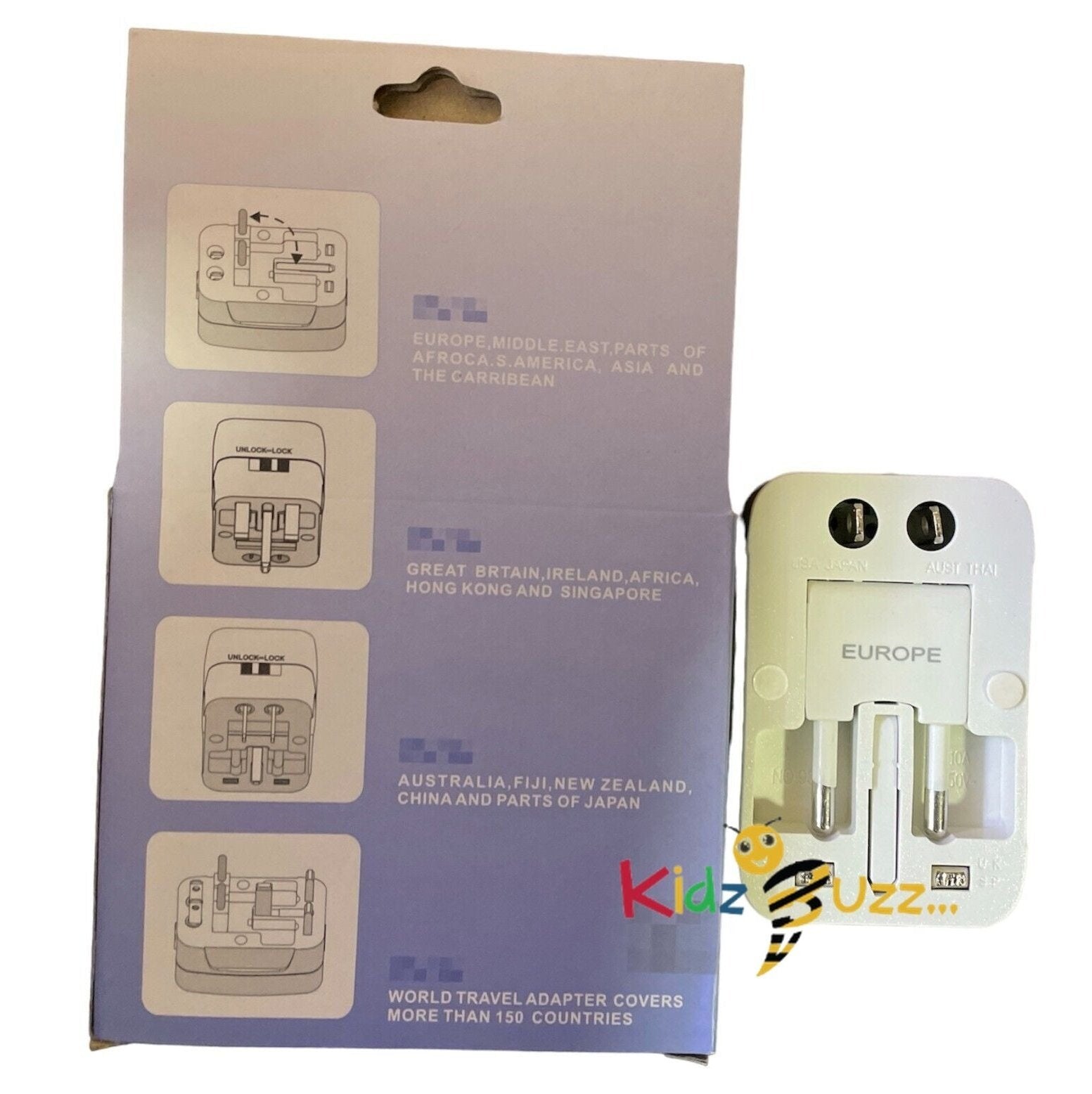 Universal Travel Adapter Worldwide Travel Adaptor | kidzbuzzz