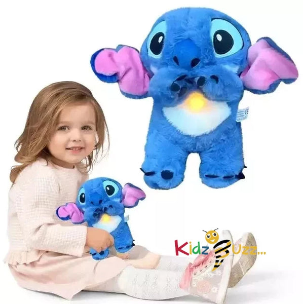 Stitch Plush Toys Blue Stitch Breathing Doll Sleep Toy For Kids | kidzbuzzz