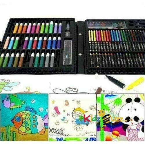 Kids Coloring Set Drawing Set 208 Pcs | kidzbuzzz