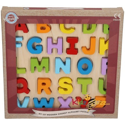 Chunky Wood Puzzle ABC Toy For Kids | kidzbuzzz